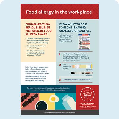 If you are an employer - Food Allergy Aware